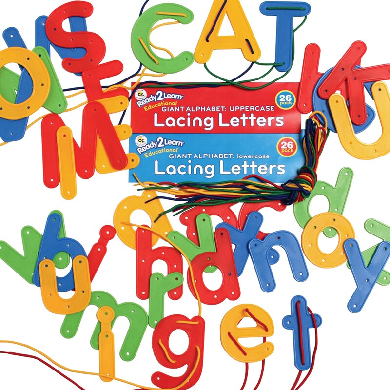 Lacing Alphabet - Uppercase And Lowercase - Set Of 52 | Michaels