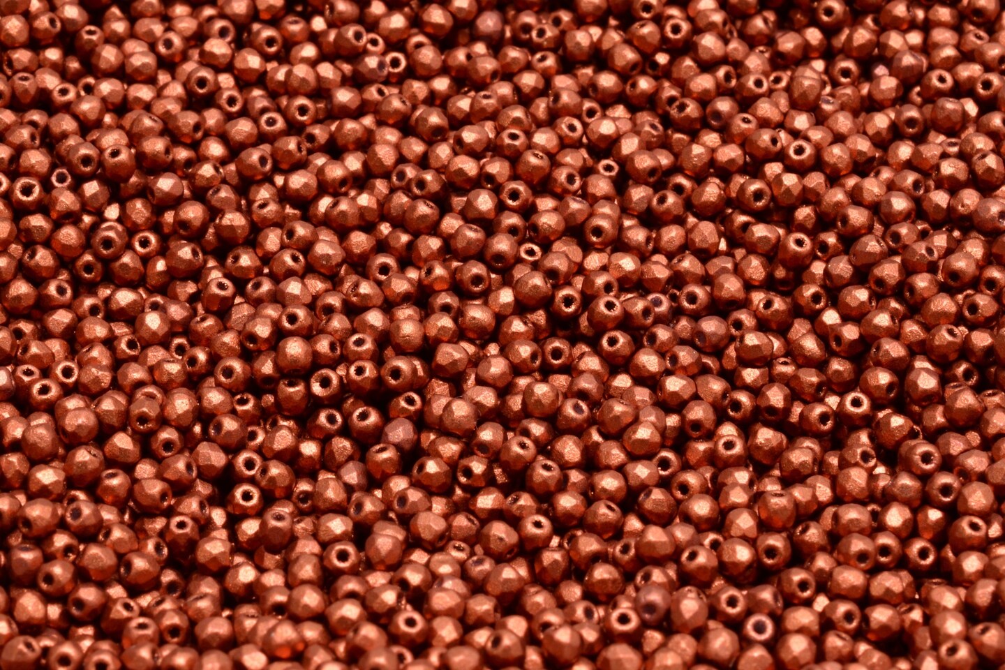 2mm Czech Fire Polish Beads, Bronze Red Matte, 50 pieces | Michaels