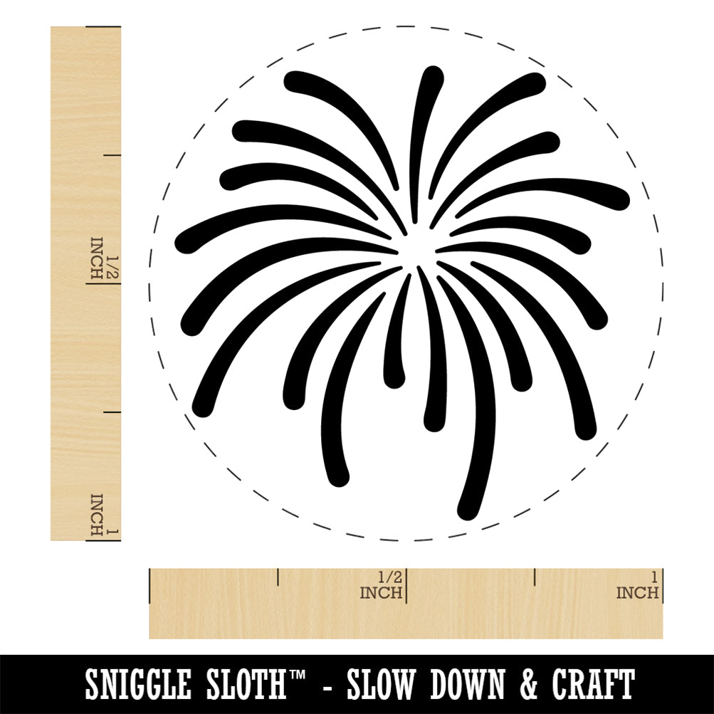 Firework Fourth of July Rubber Stamp for Stamping Crafting Planners ...