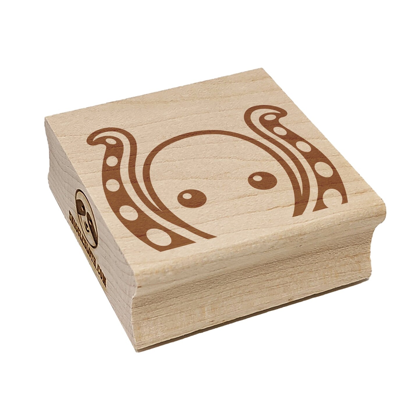 Peeking Octopus Square Rubber Stamp for Stamping Crafting | Michaels