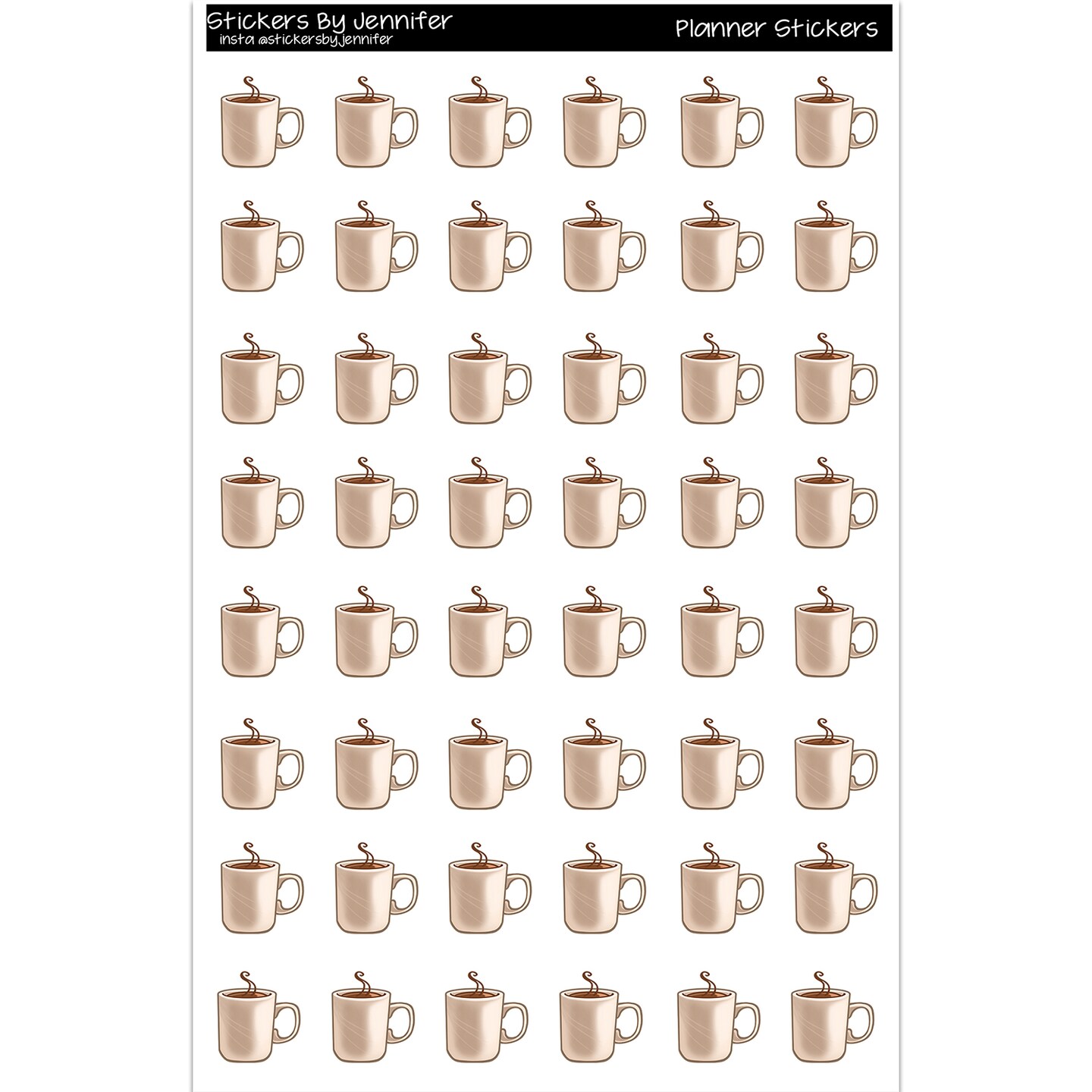 Coffee Planner Stickers Scrapbooking Kids DIY Arts Crafting | Michaels