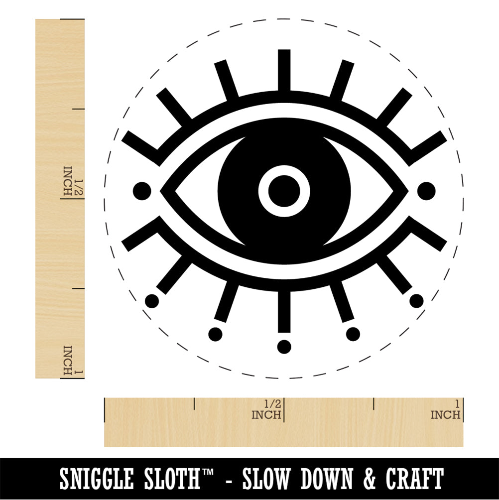 Evil Eye Nazar Charm Rubber Stamp for Stamping Crafting Planners | Michaels