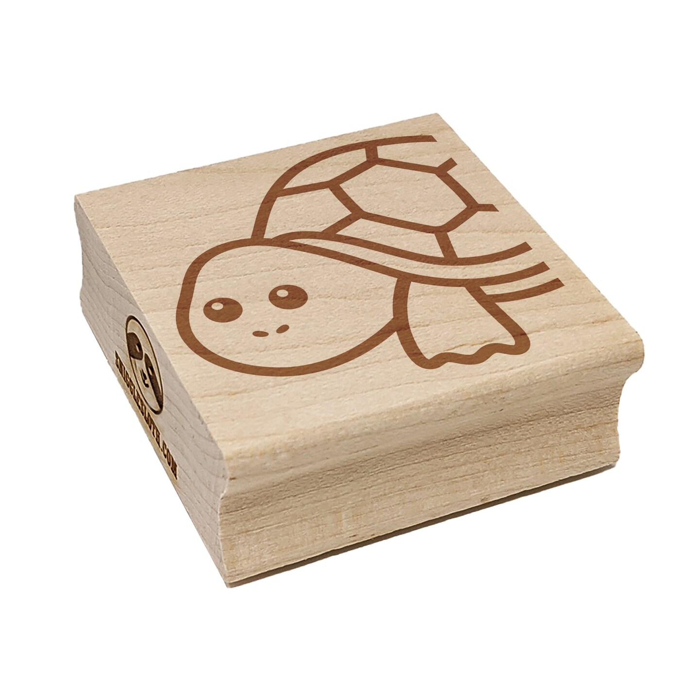 Peeking Turtle Square Rubber Stamp for Stamping Crafting | Michaels