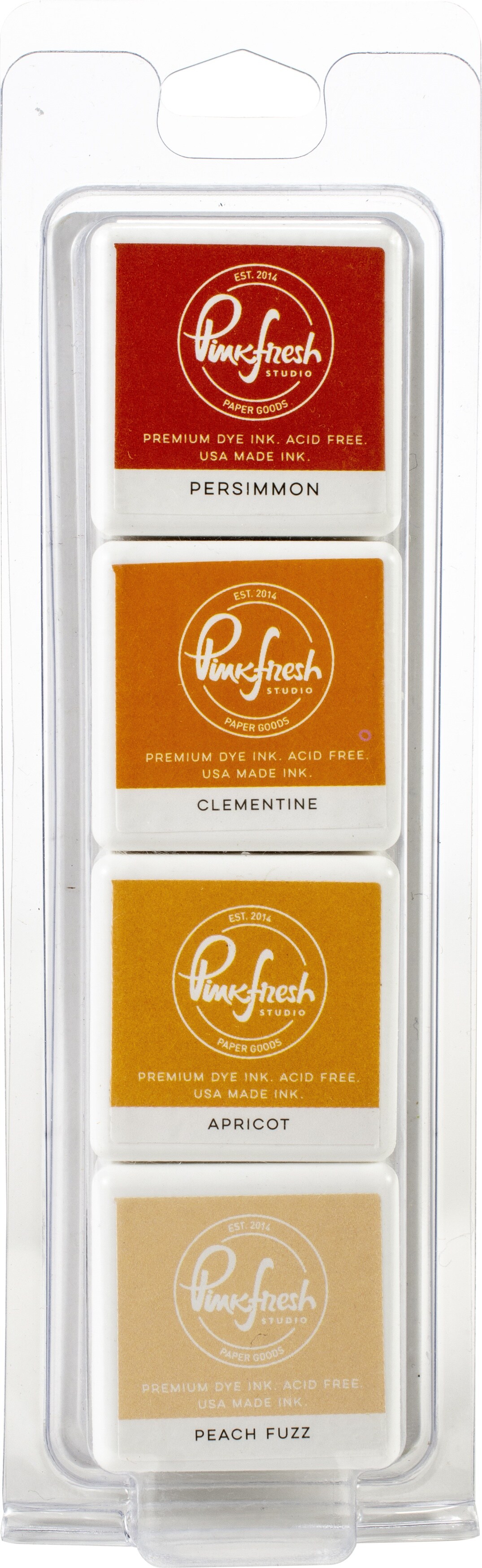 Pinkfresh Studio Premium Dye Cube Ink Pads 4 Colors-Indian Summer ...