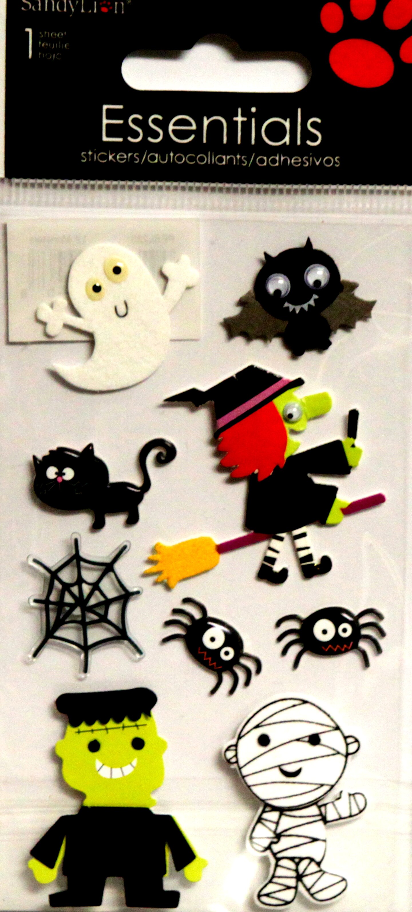 SandyLion Essentials Lil' Monsters Dimensional Stickers | Michaels