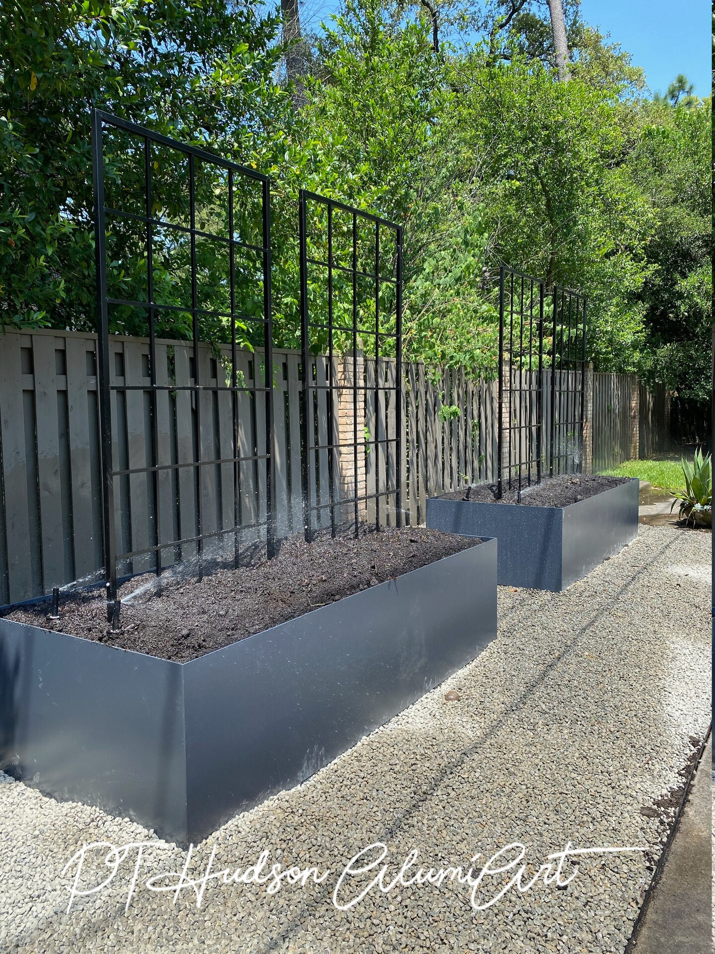 Large Classic Metal Garden Trellis, Multiple Sizes and Colors Available ...