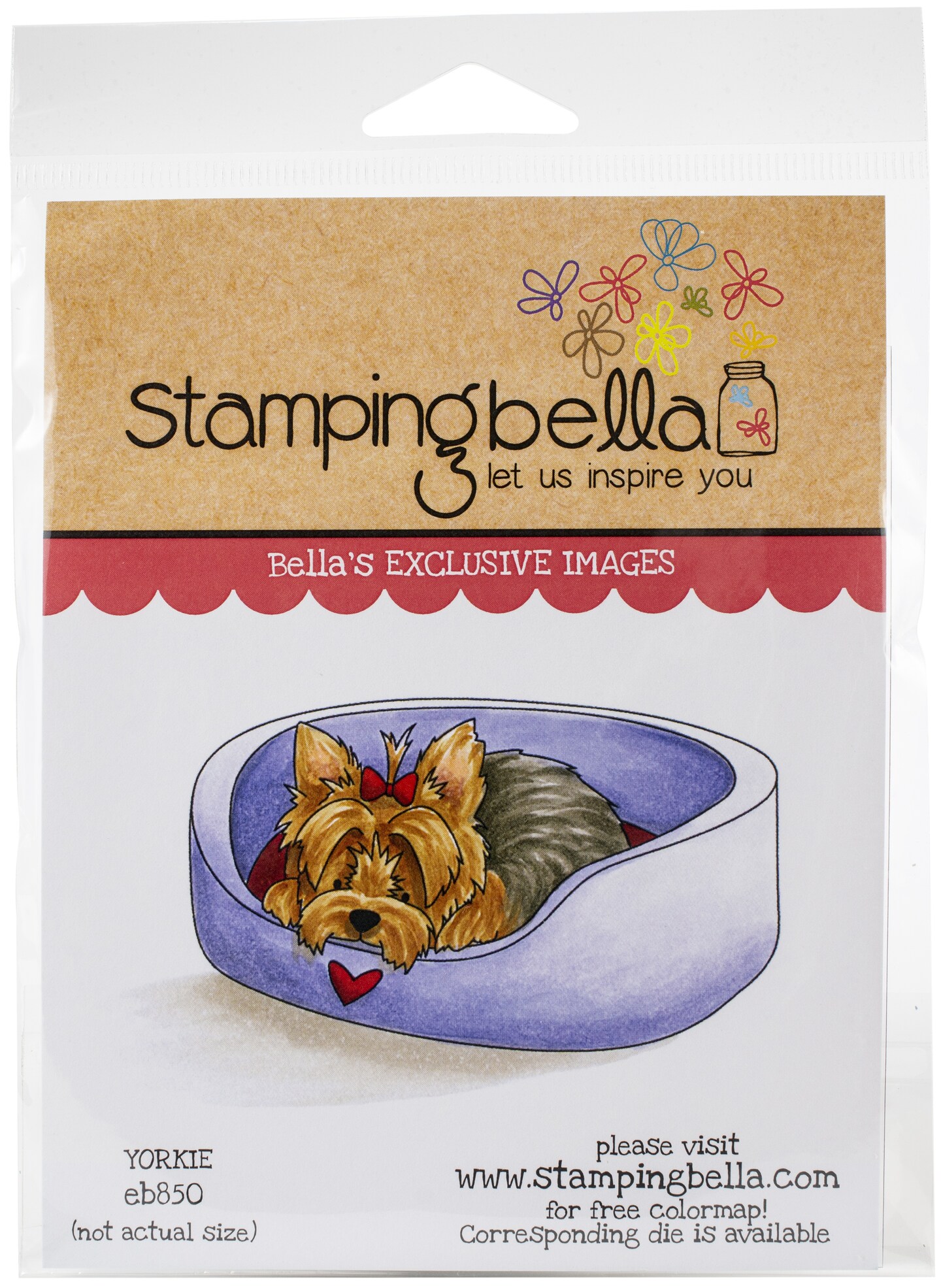 Stamping Bella Cling Stamps-Yorkie, Count: 1, Model: EB850 | Michaels