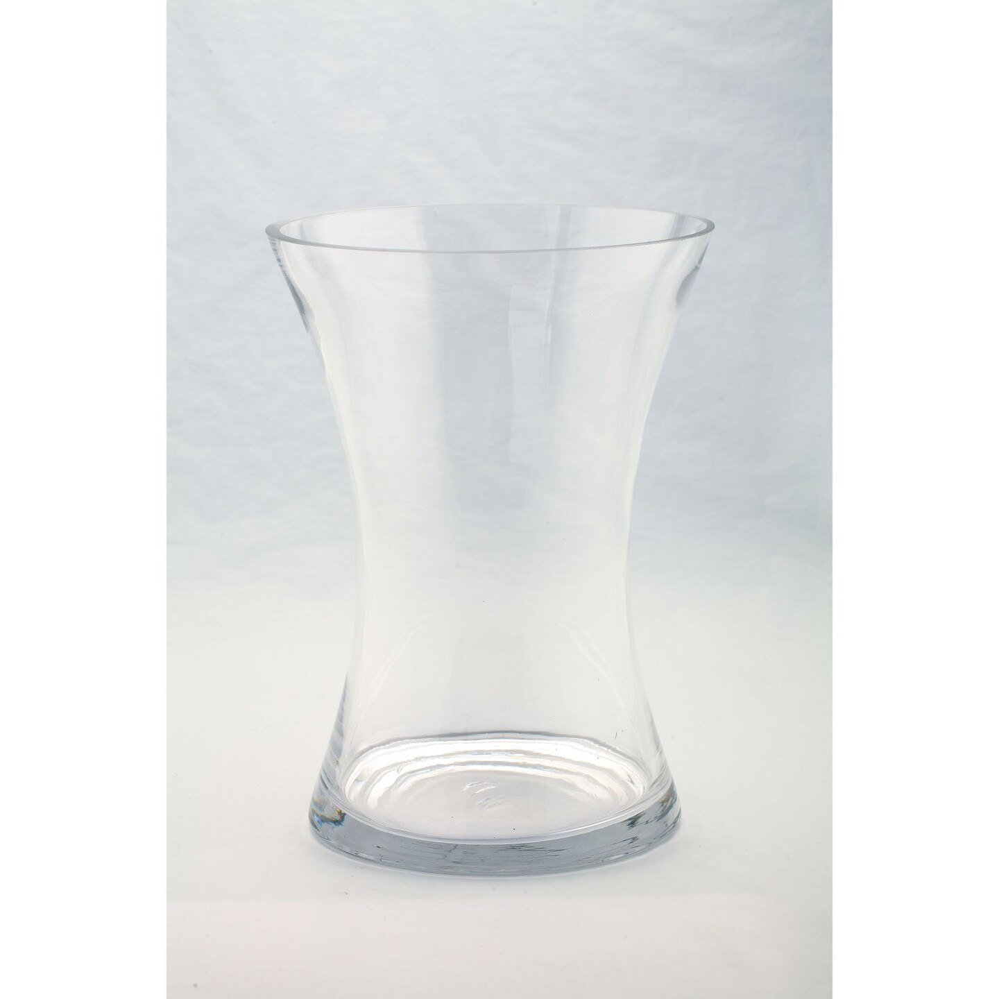 CC Home Furnishings Hand Blown Flared Glass Vase - 13” - Clear | Michaels