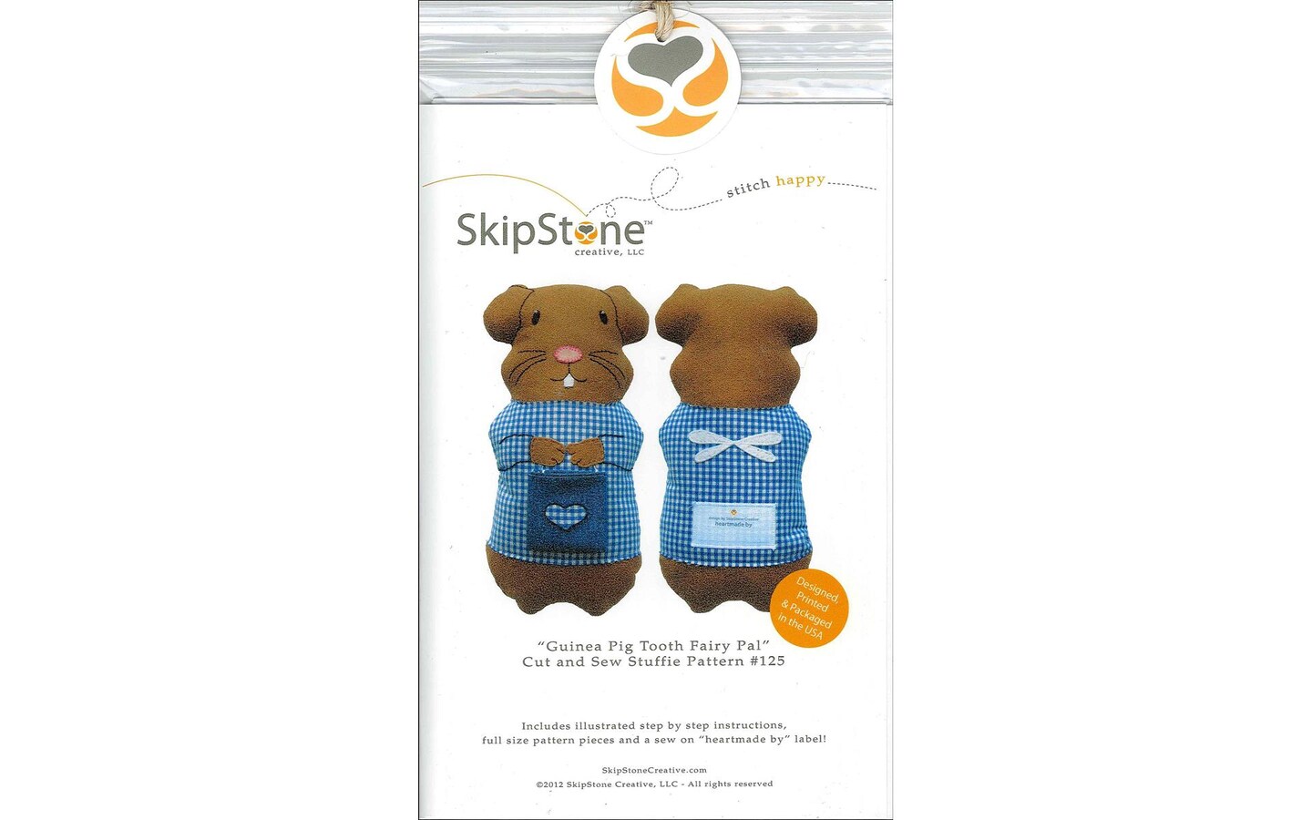 SkipStone Creative Guinea Pig ToothFairyStuffiePtn | Michaels
