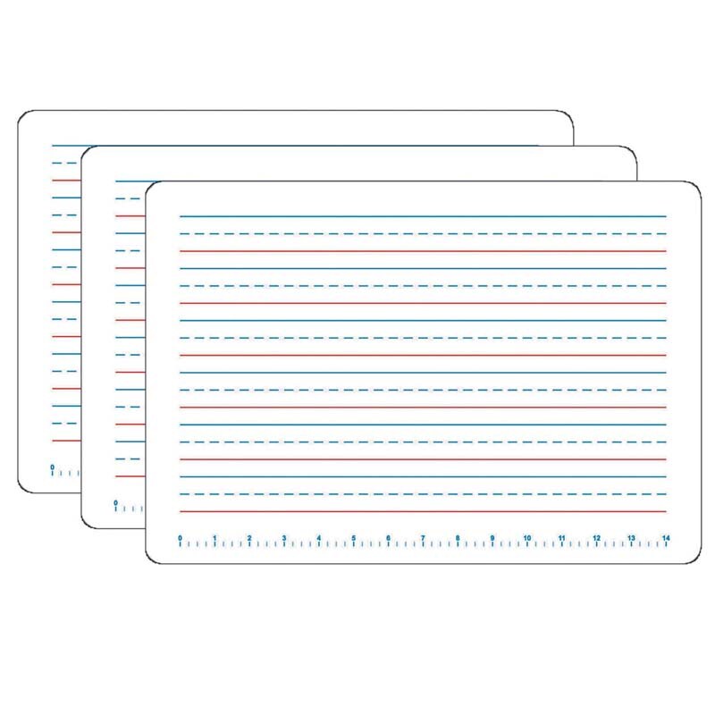 Primary Handwriting Dry Erase Boards, 11" X 16", Pack Of 3 | Michaels