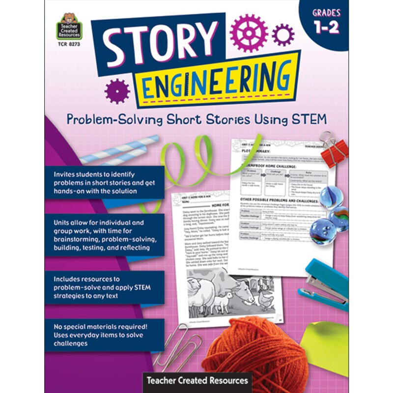 Story Engineering: Problem-Solving Short Stories Using STEM, Grade 1-2 ...