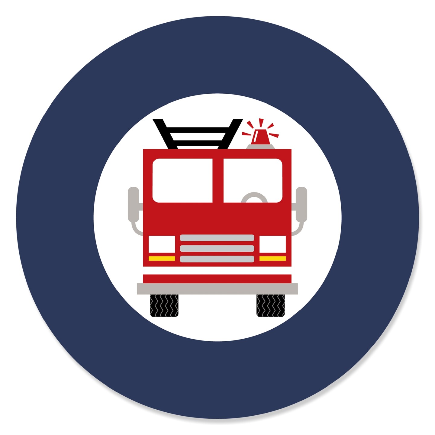 Big Dot of Happiness Fired Up Fire Truck - Firefighter Firetruck Baby ...