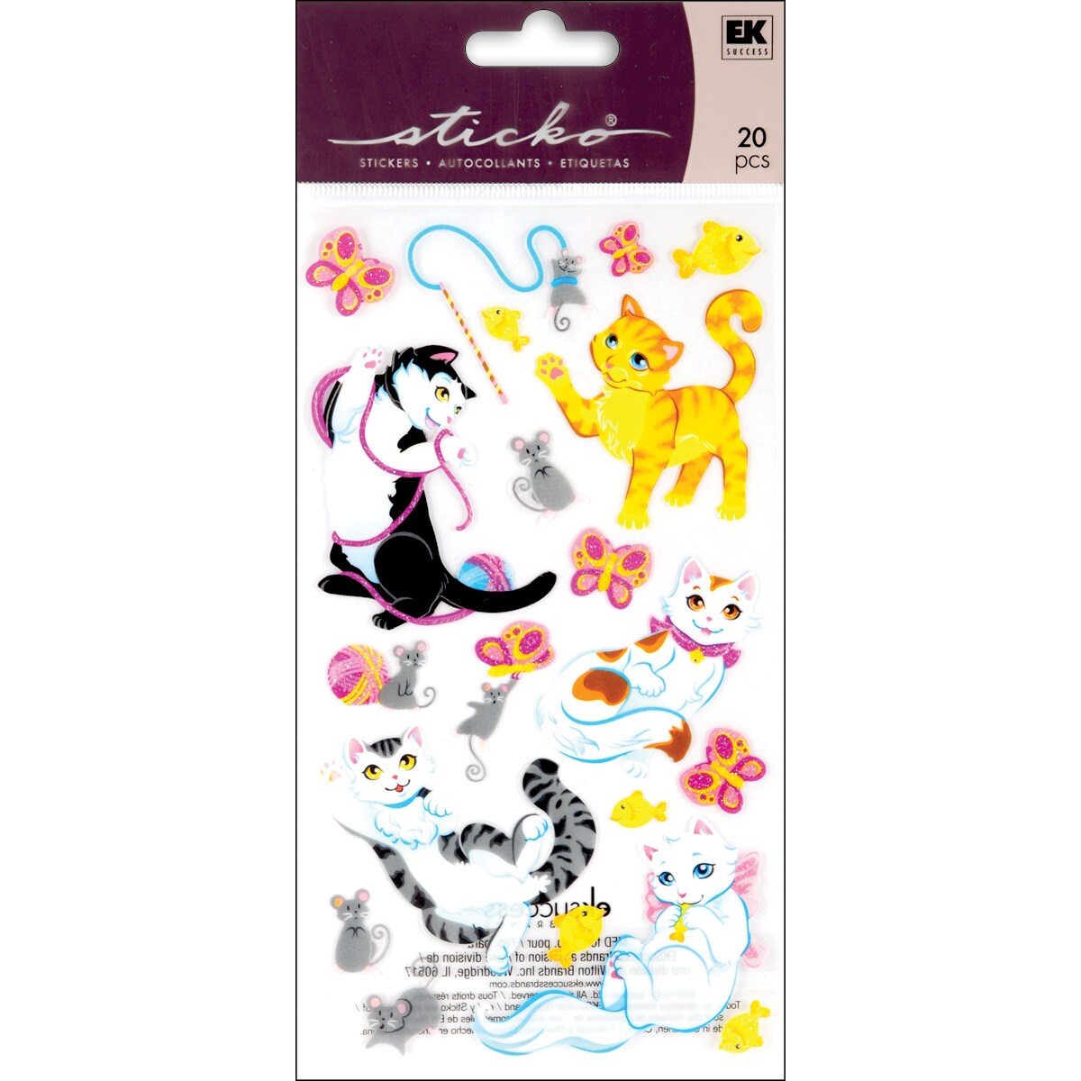 Sticko Stickers-Playful Kittens | Michaels