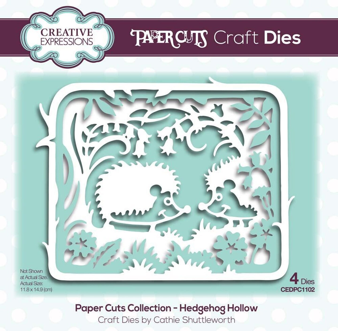 Creative Expressions Paper Cuts Hedgehog Hollow Craft Die | Michaels