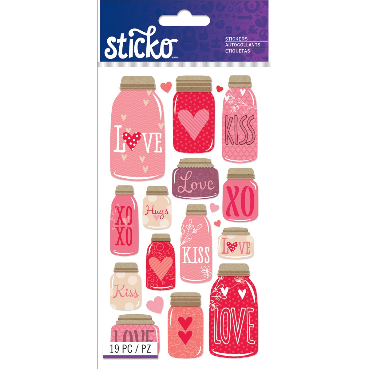 Sticko Stickers-Mason Jar Love | Michaels