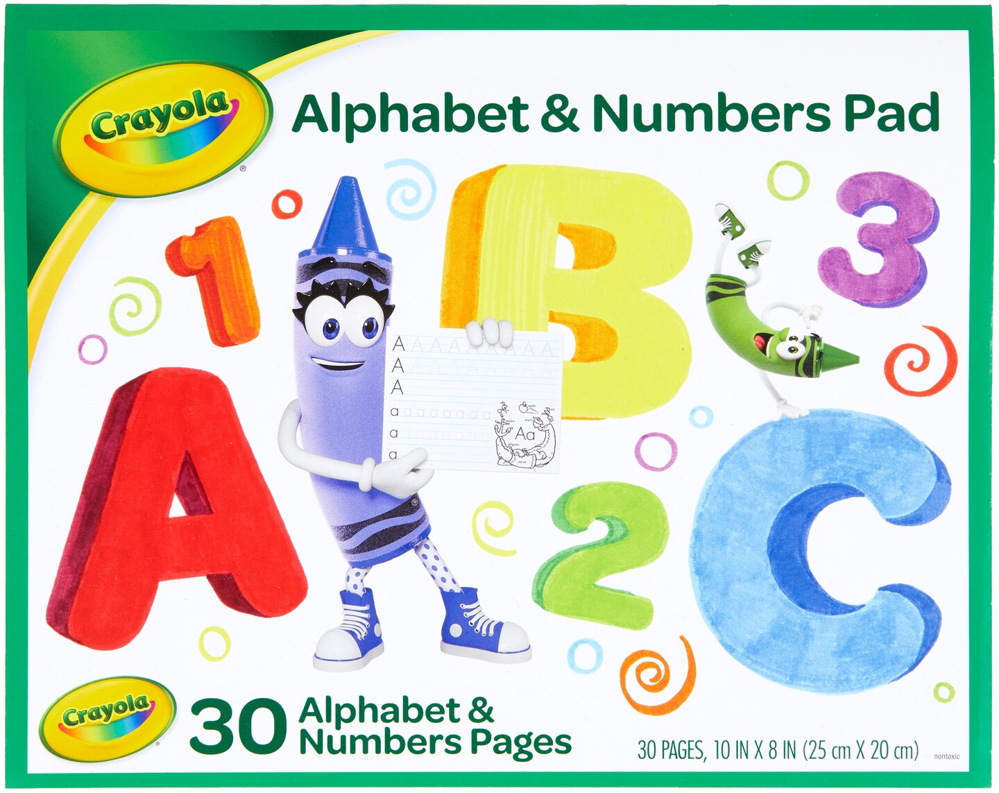 Crayola Alphabet & Numbers Pad 10"X8"-30 Sheets | Michaels