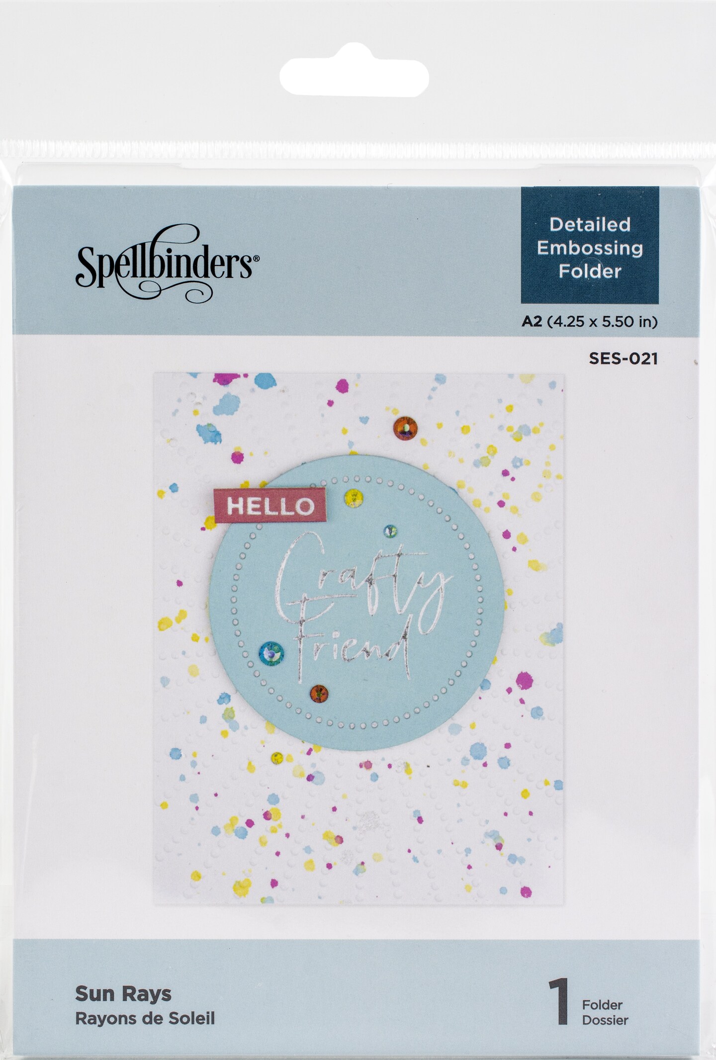 Spellbinders Embossing Folder-Sun Rays | Michaels