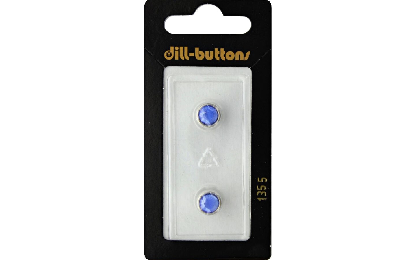 Dill Buttons 10mm 2pc Shank Navy | Michaels