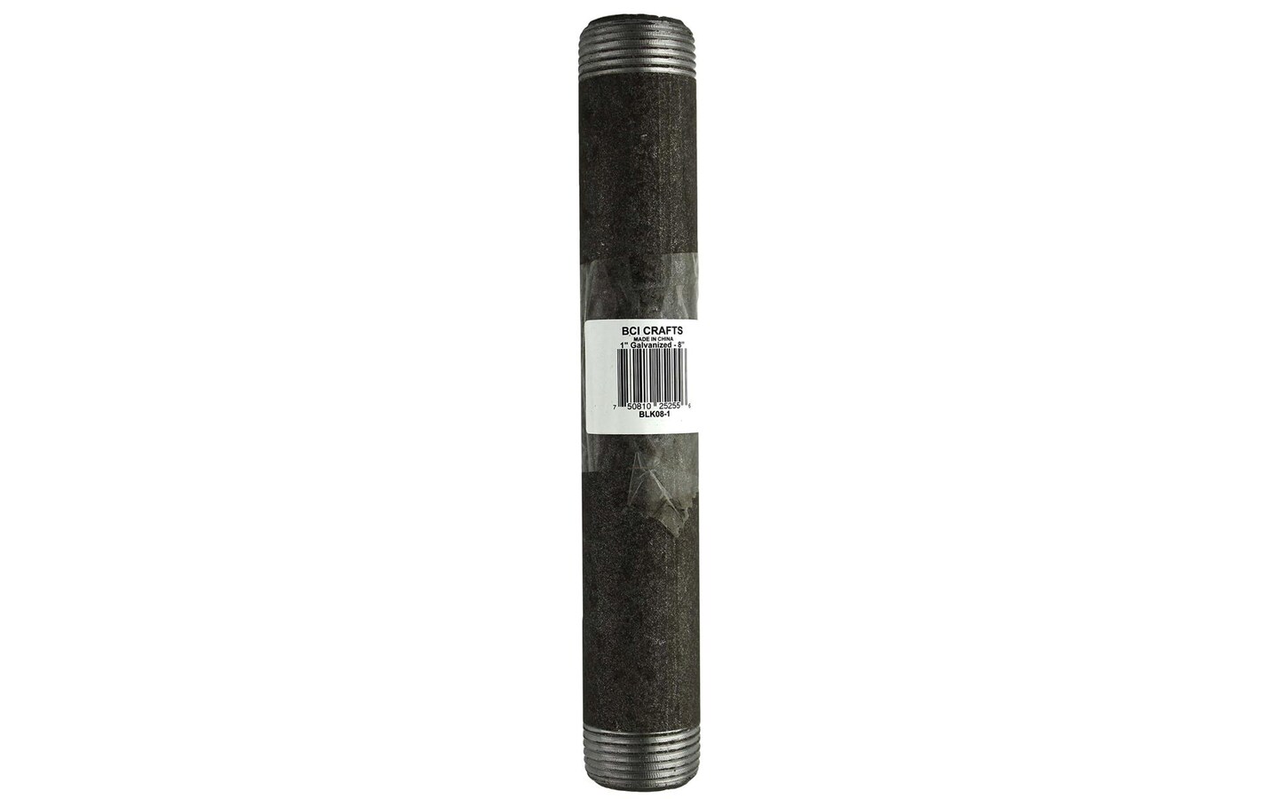 BCI Crafts Galvanized Pipe 1x8" Black, Model: PA-330764 | Michaels