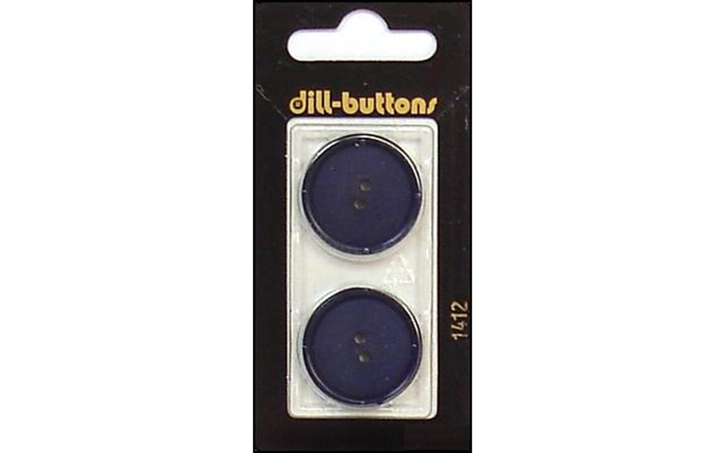 Dill Buttons 25mm 2pc 2 Hole Navy | Michaels