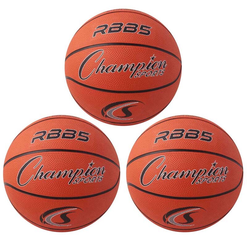 Mini Rubber Basketball, Orange, Pack of 3 | Michaels