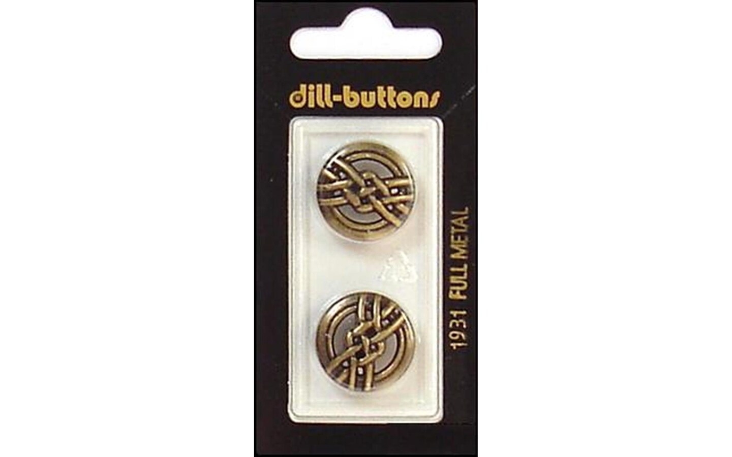 Dill Buttons 20mm 2pc Shank Antique Brass Metal | Michaels