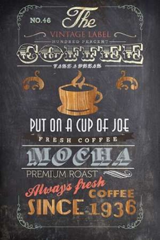 Coffee Menu I - Mini Poster Print by Drako Fontaine | Michaels