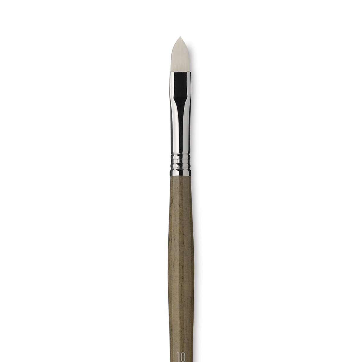 Escoda Perla Toray White Synthetic Brush - Filbert, Long Handle, Size ...