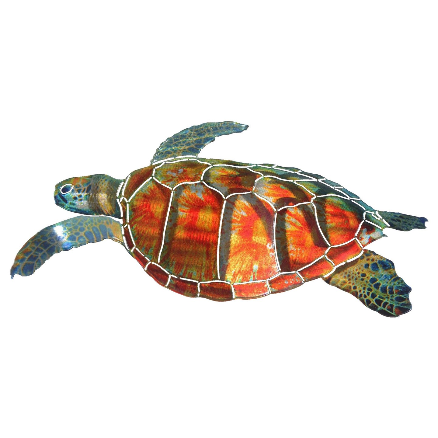 Large Sea Turtle Metal Wall Art | Michaels