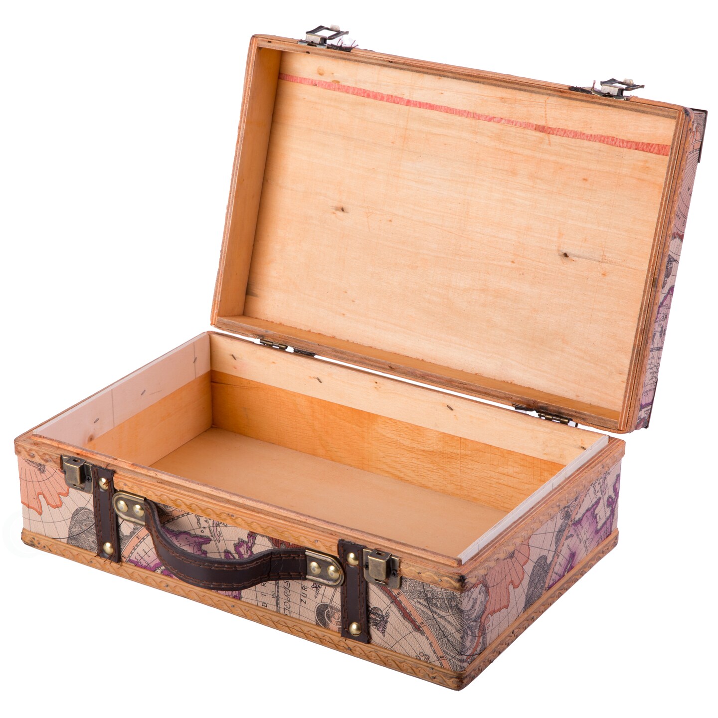 Old World Map Suitcase | Michaels