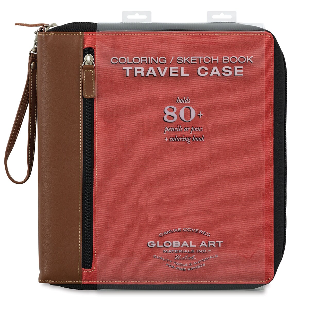 Speedball Sketchbook Travel Case - Rose, Large, Color: Red, Count: 1 ...