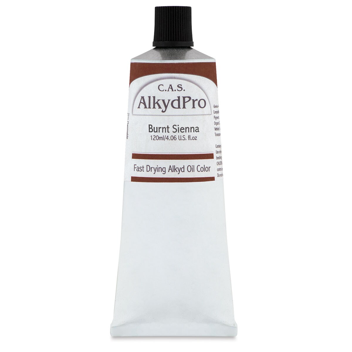 CAS AlkydPro Fast-Drying Alkyd Oil Color - Burnt Sienna, 120 ml tube ...