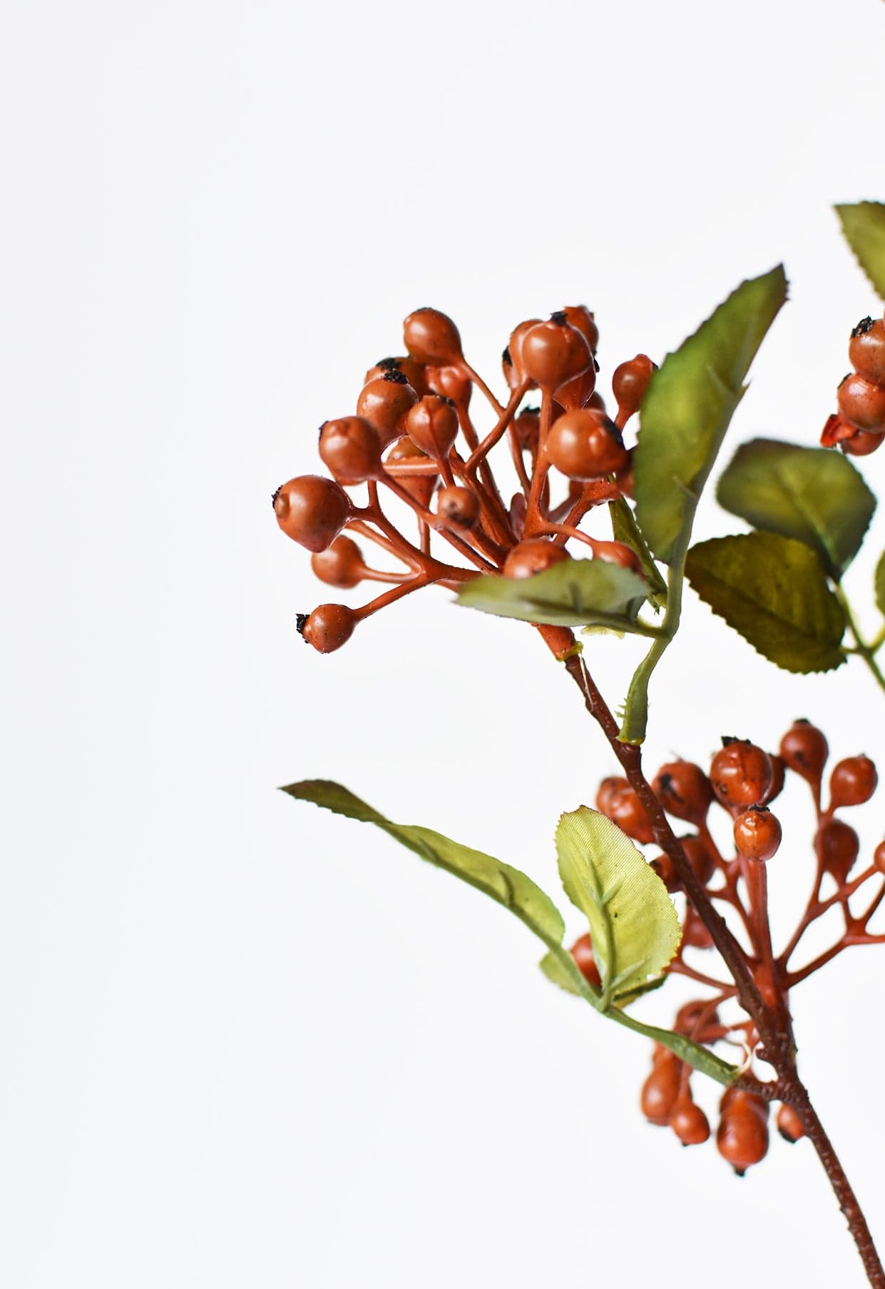 25.5" Faux Rust Berry Stem | Michaels