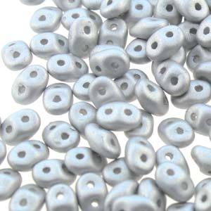 Superduo, Matte Metallic Silver, SD0201-29405, 8 grams | Michaels