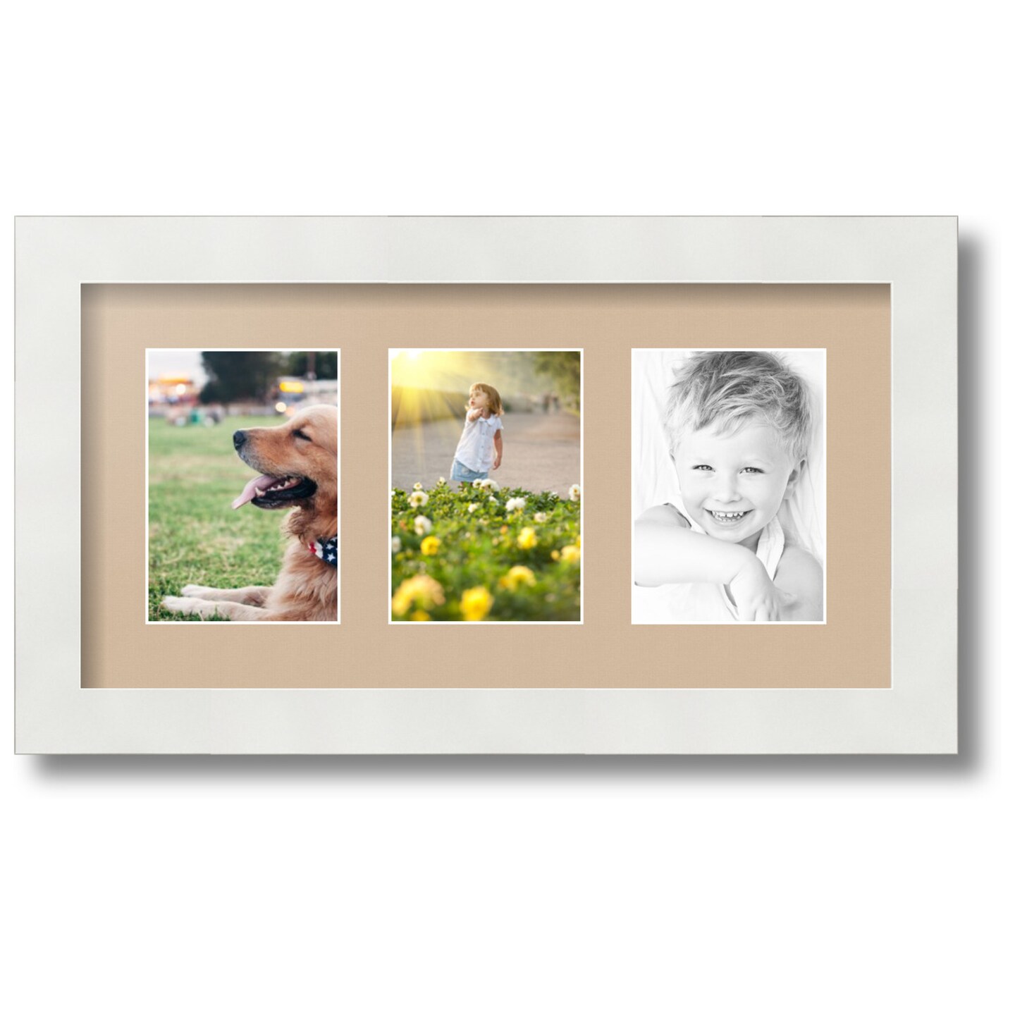 ArtToFrames Collage Photo Picture Frame with 3 - 3.5x5 inch Openings ...