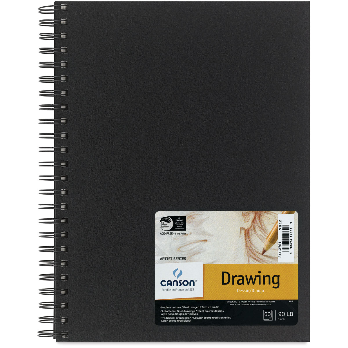 Canson Field Drawing Book - 12" x 9", Wirebound, 60 Sheets | Michaels