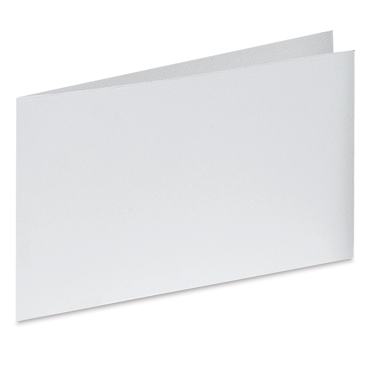 Arturo Horizontal Folded Card - 4-1/2" x 13-3/4", White, Medium ...