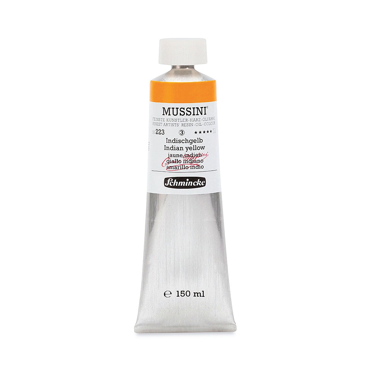 Schmincke Mussini Oil Color - Indian Yellow, 150 ml tube | Michaels