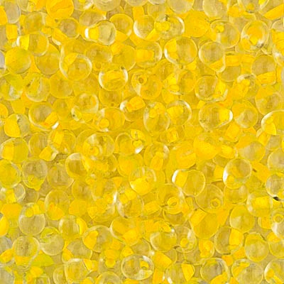 Miyuki 3.4mm Drop Bead, Apricot Lined Crystal, 5 grams | Michaels