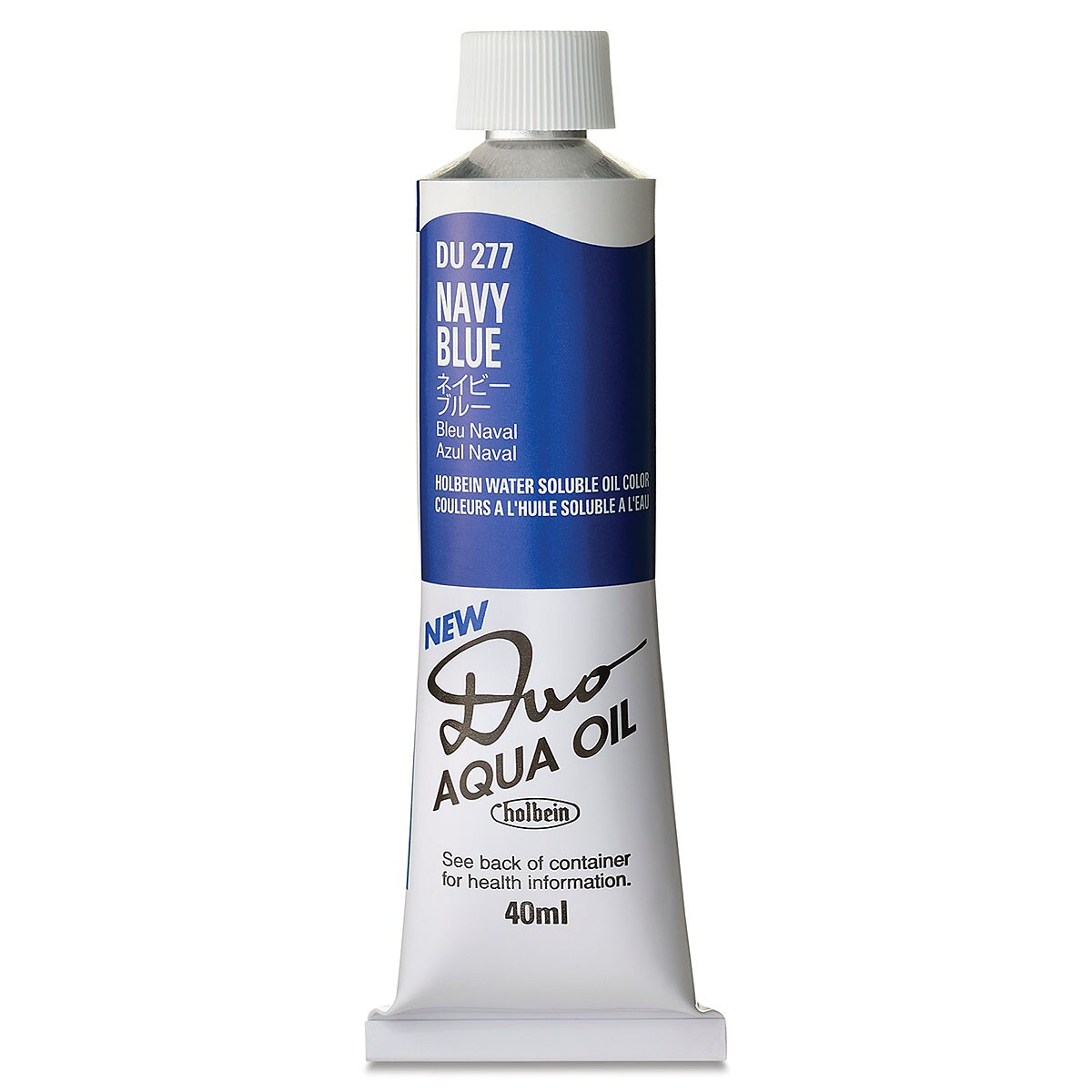 Holbein Duo Aqua Water Soluble Oils - Navy Blue, 40 ml tube | Michaels
