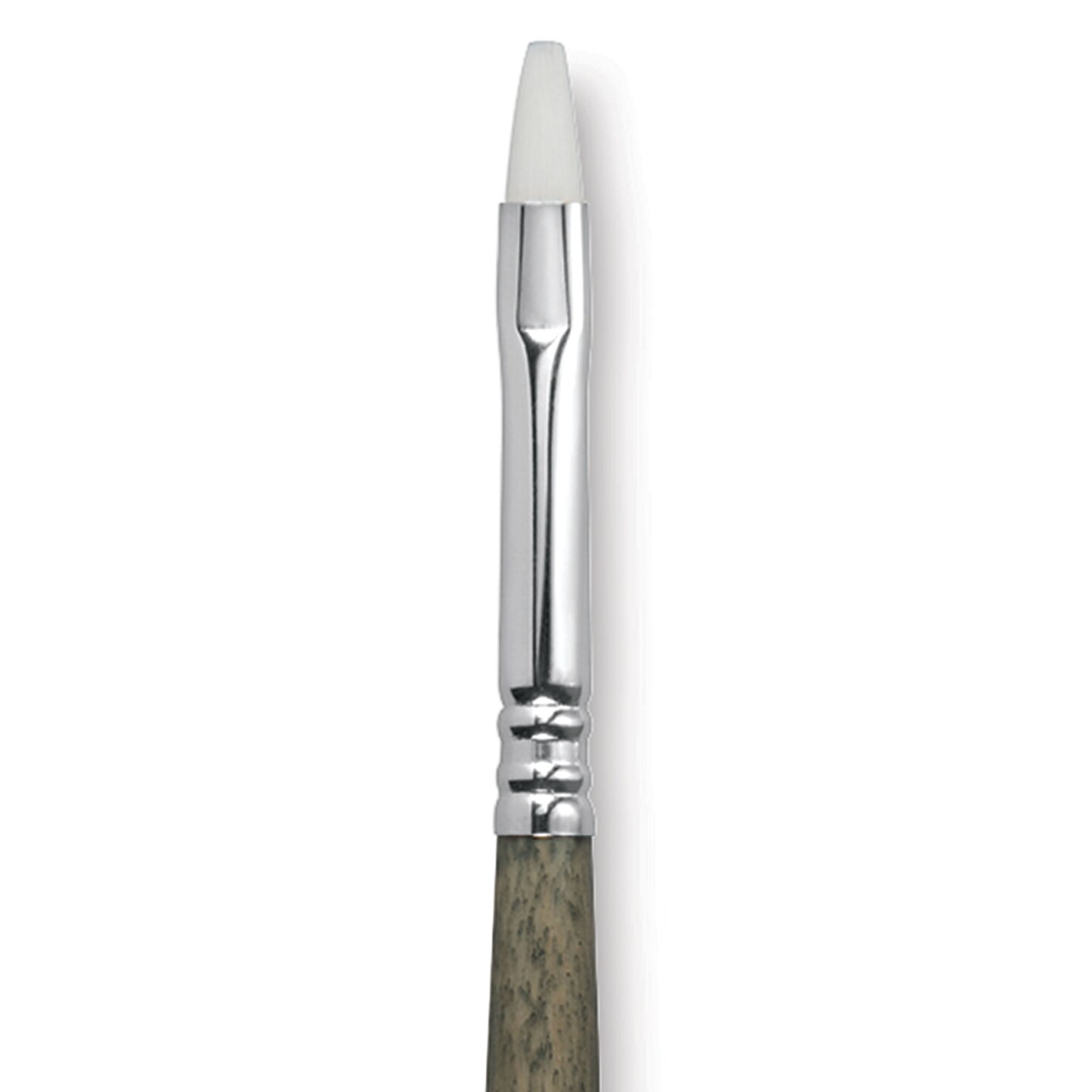 Escoda Perla Toray White Synthetic Brush - Bright, Short Handle, Size 6 ...
