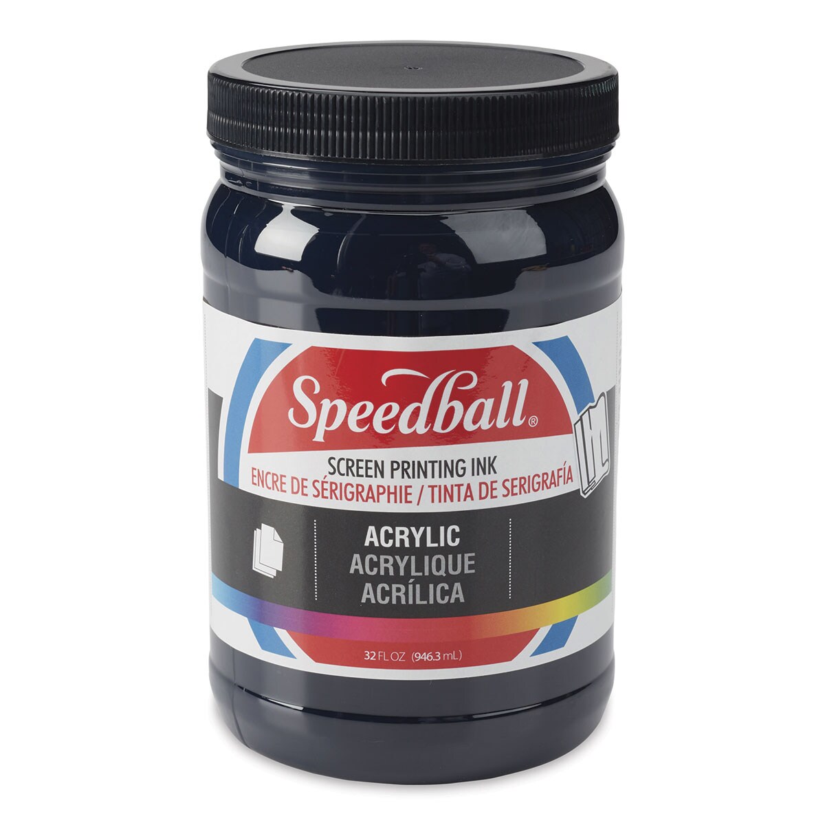 Speedball Permanent Acrylic Screen Printing Ink - Dark Blue, Quart ...