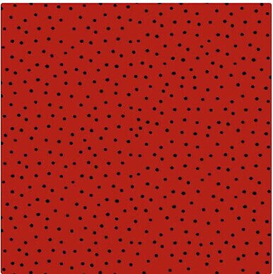 Dinky Dots Red with Black Dots Cotton Fabric by Loralie Designs | Michaels