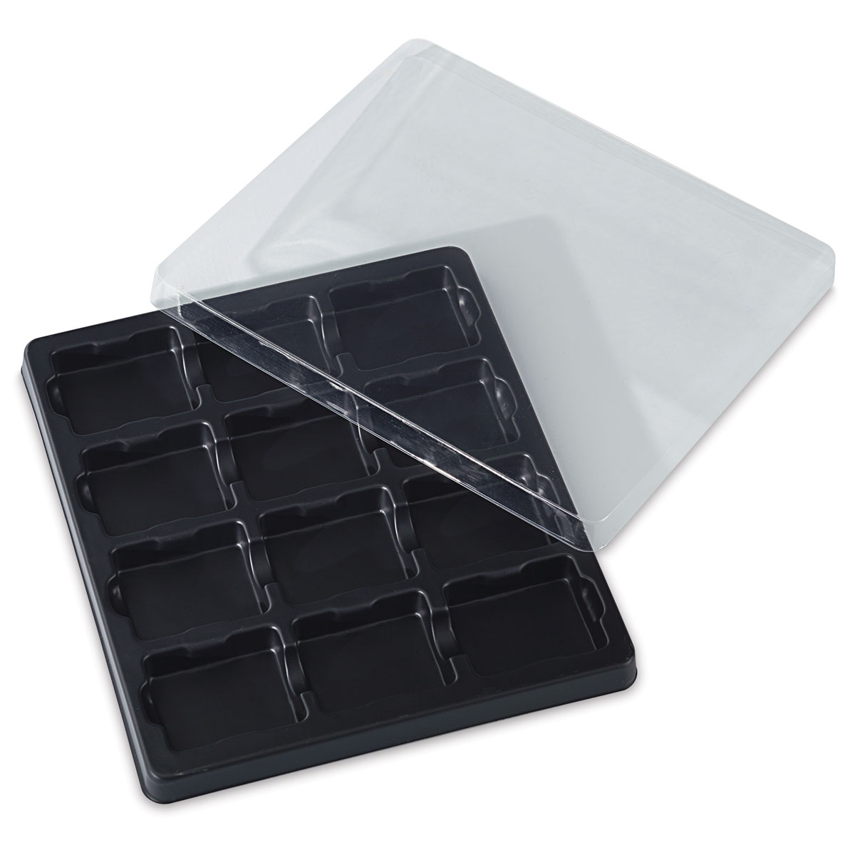 Empty 12 Color Tray w/Lid, Pkg of 6 | Michaels