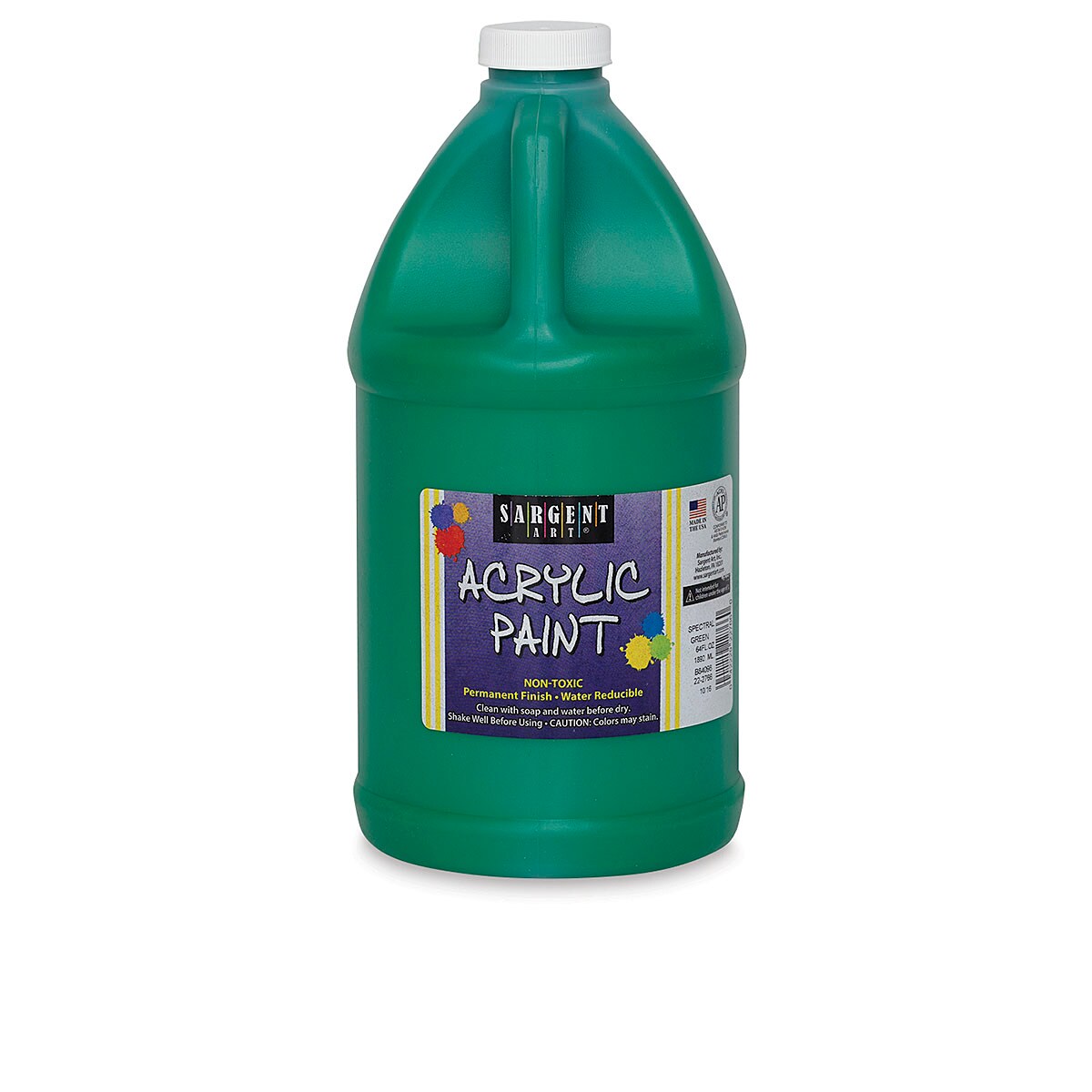 Sargent Art Acrylic Paint - Spectral Green, 1/2 Gallon | Michaels