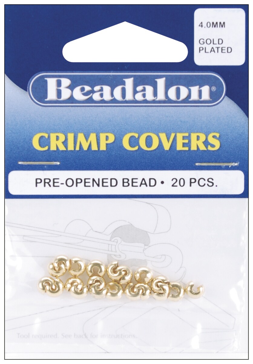 Beadalon Crimp Covers 4mm 20/Pkg | Michaels