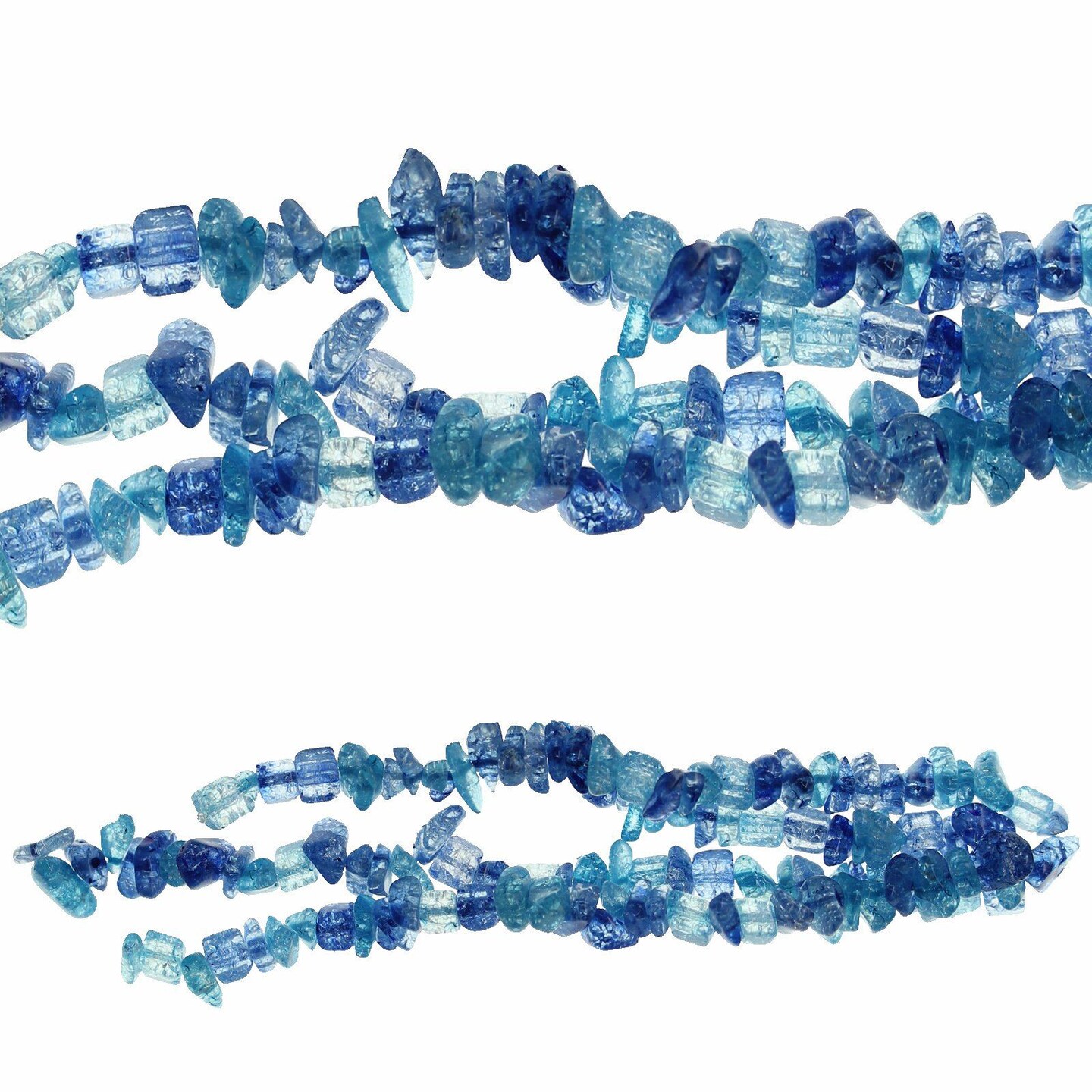 Light Blue Crackled Chips Glass | Michaels