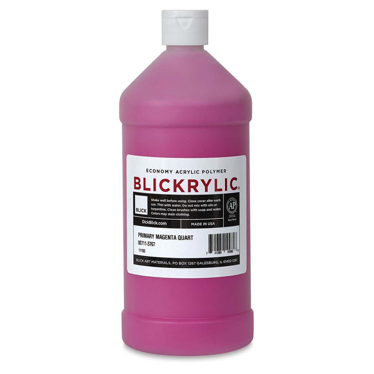 Blickrylic Student Acrylics - Primary Magenta, Quart | Michaels