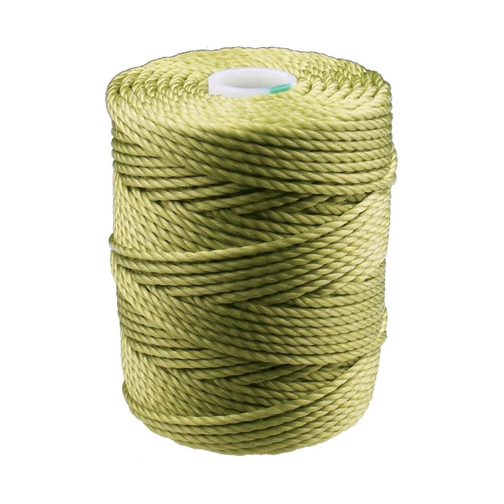 C-Lon Tex 400 Heavy Weight Bead Cord, Chartreuse ,1.0mm, 36 Yard Spool ...