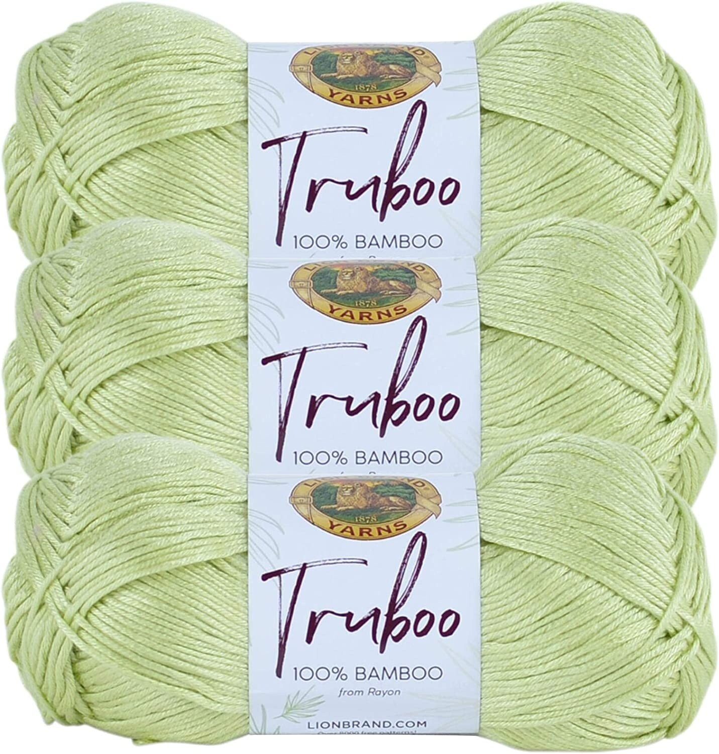 (Pack of 3) Lion Brand Truboo Yarn-Celery | Michaels